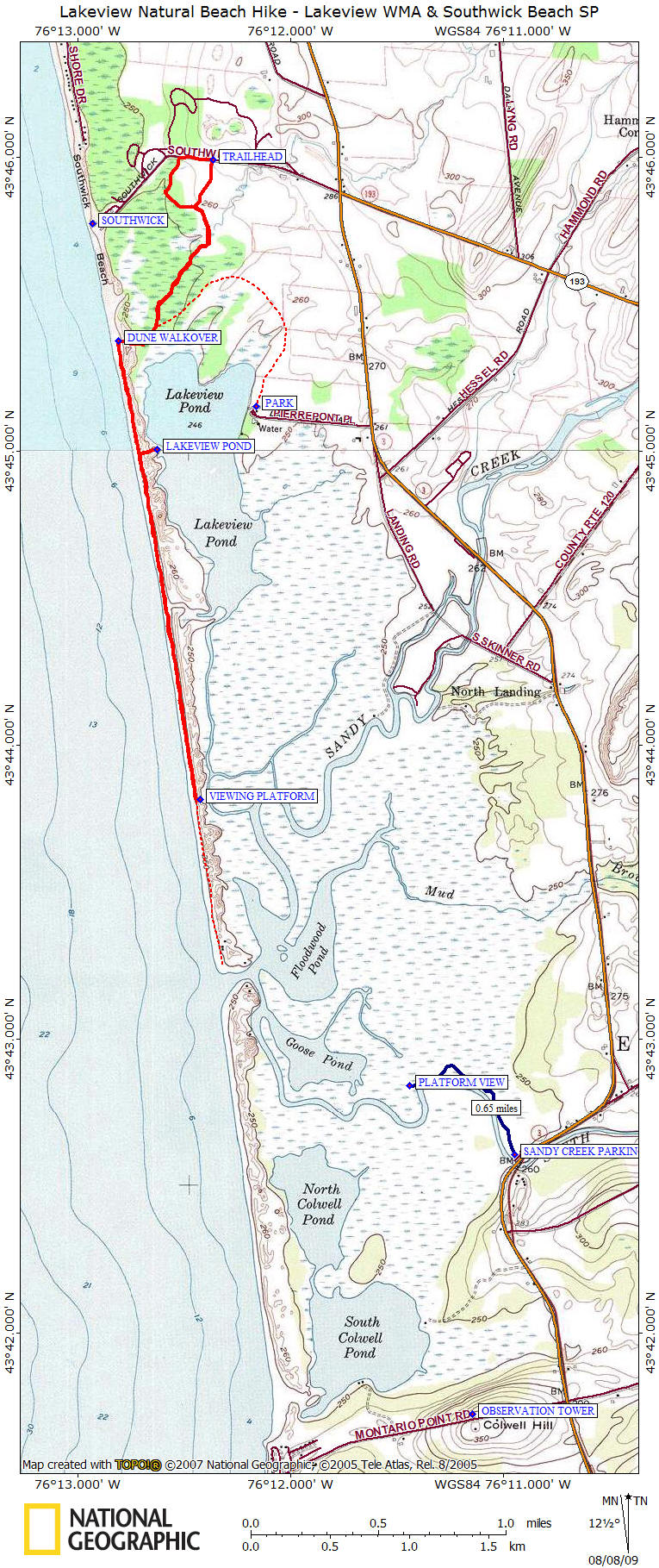 Lakeview Natural Beach Hike